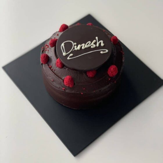 Custom Large Chocolate Plaque - MAHADEVA'S KITCHEN